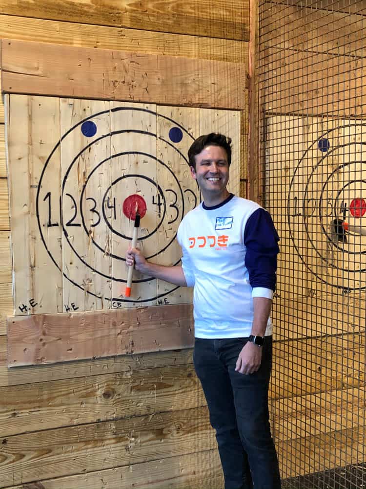 Ragnarok Axe Throwing; Nonstop Fun : Flo's Favorites