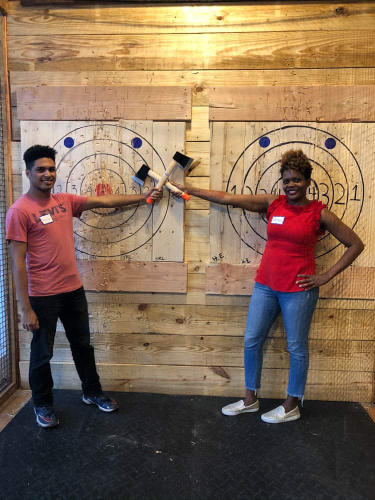 Ragnarok Axe Throwing; Nonstop Fun : Flo's Favorites